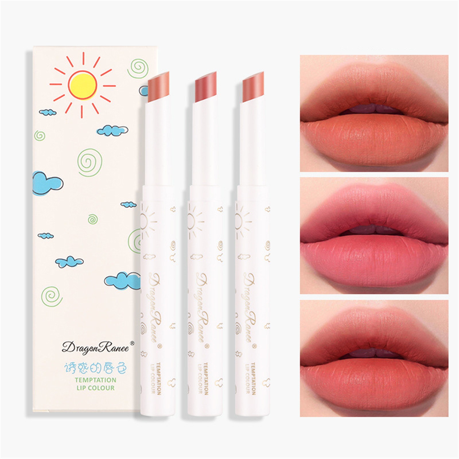 Kissing Fruit Gloss Fit Makeup Whip Compact Lip Stick Color Color ...