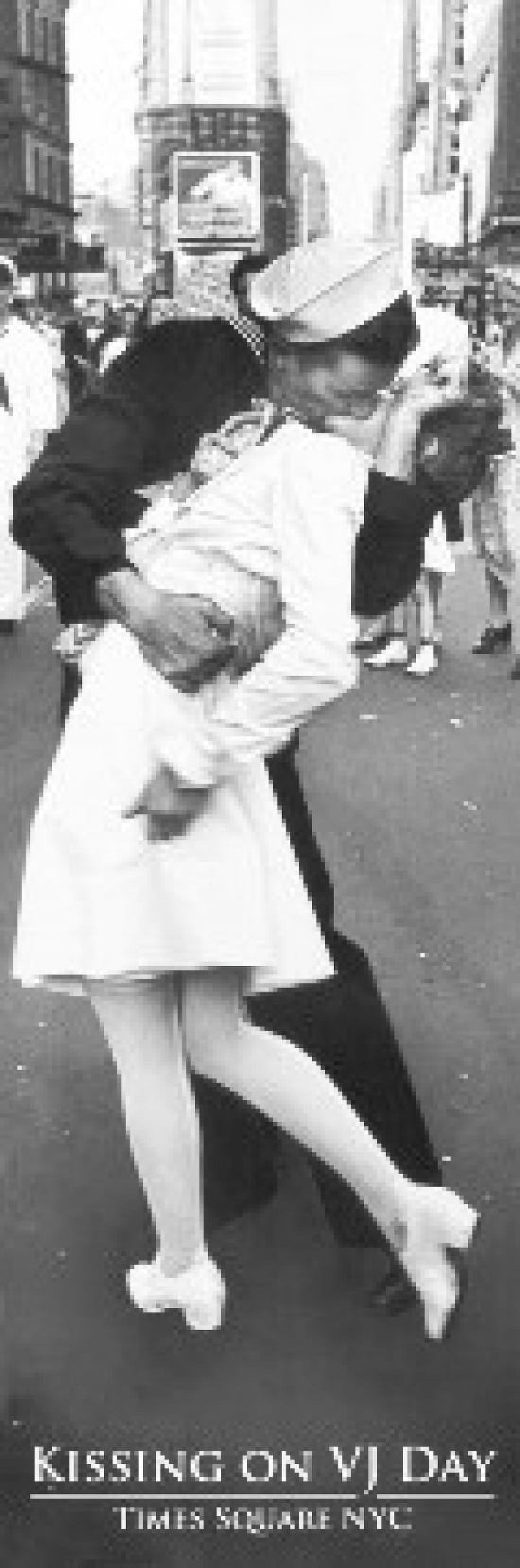 Kissing On Vj Day Poster (12 x 36) - Walmart.com