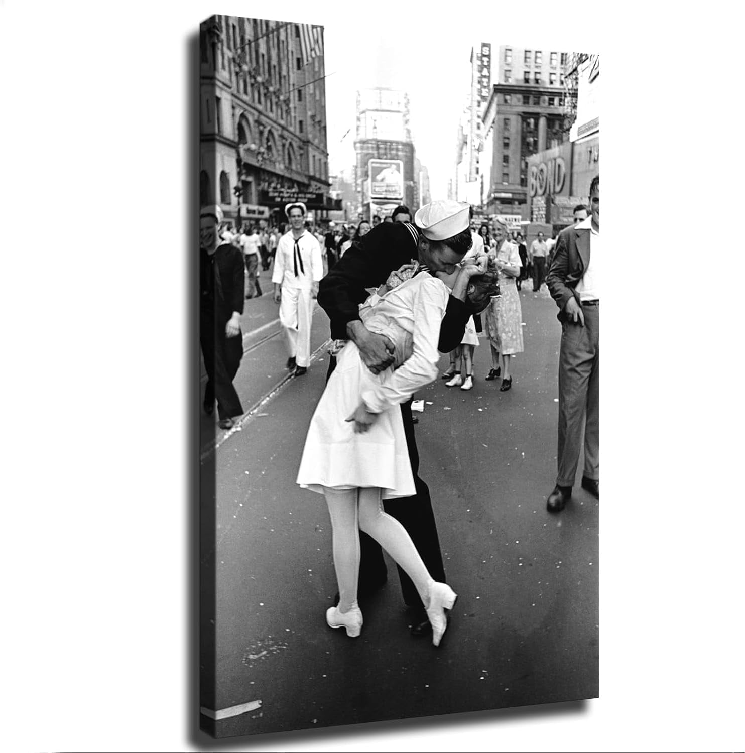 Kissing on VJ Day - New York Times Square - World War Sailor Kiss ...