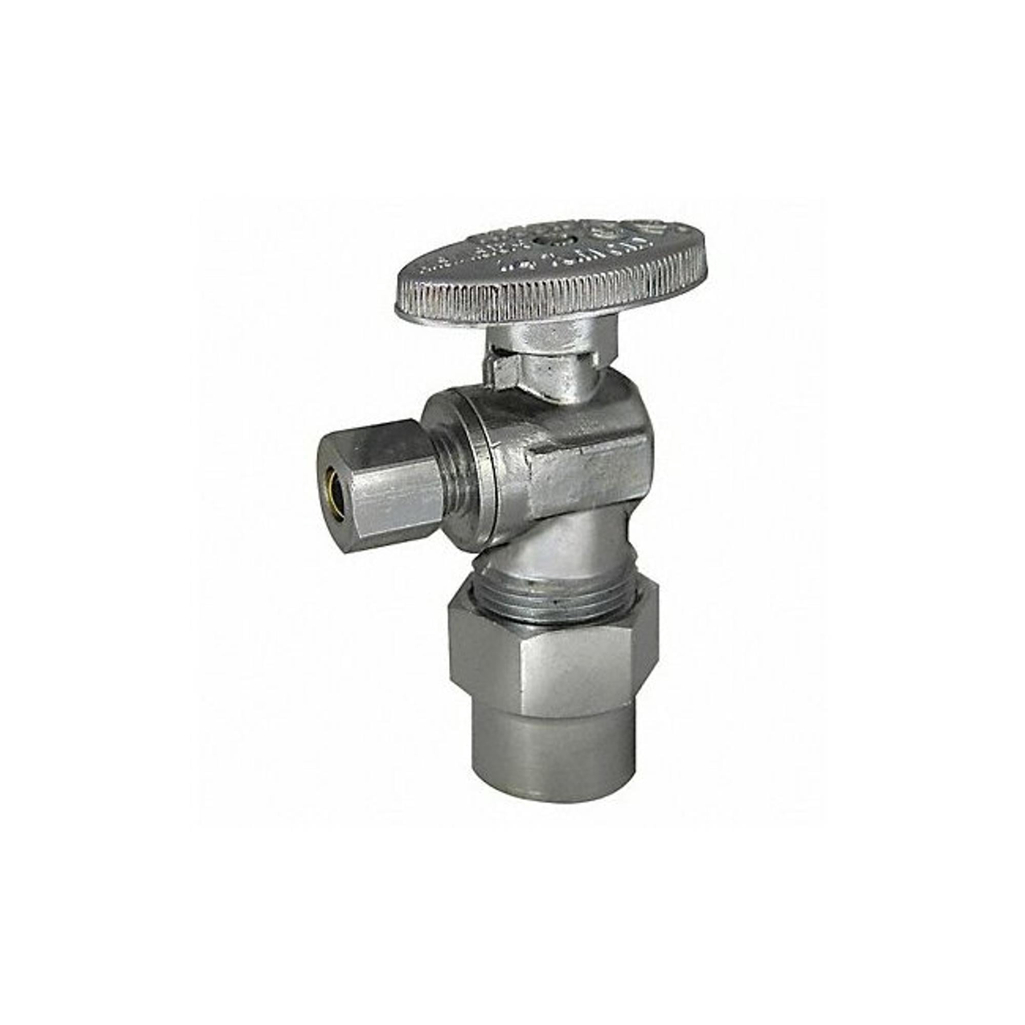 Kissler Angle Stop Valve,Brass,CPVC,1/2 in. 88-9385 - Walmart.com