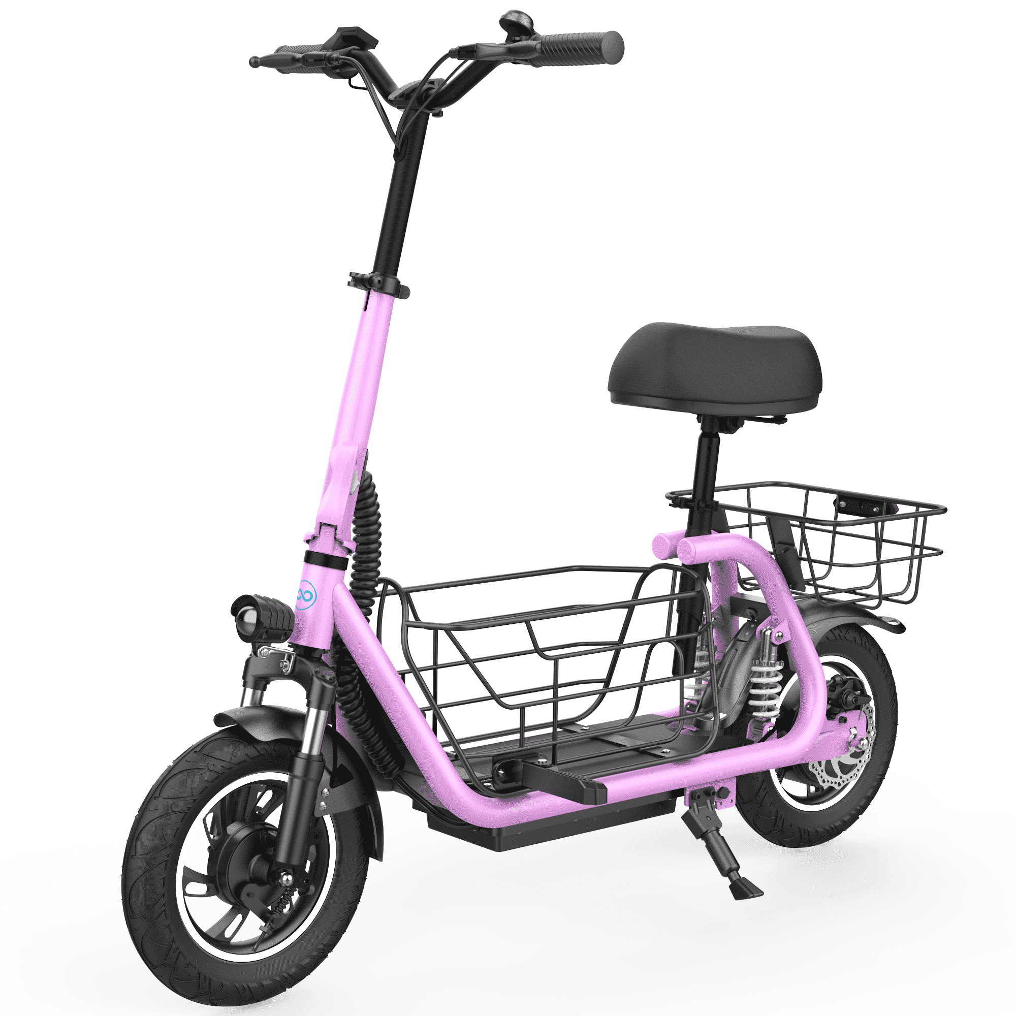 MIHOVER 550W Electric Scooter with Seat for Adult, 12 inch Commuter ...