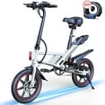 Kistp Updated 14\ Ebike 450W Electric Bike for Adults, 18.6MPH 3 Riding ...