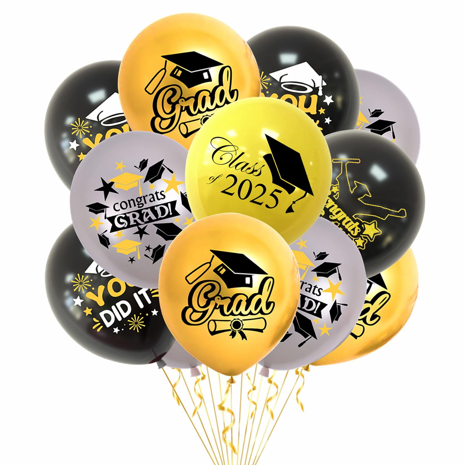 Kistreao 2025 Graduation Balloons DHF10 Class of 2025 Balloons ...