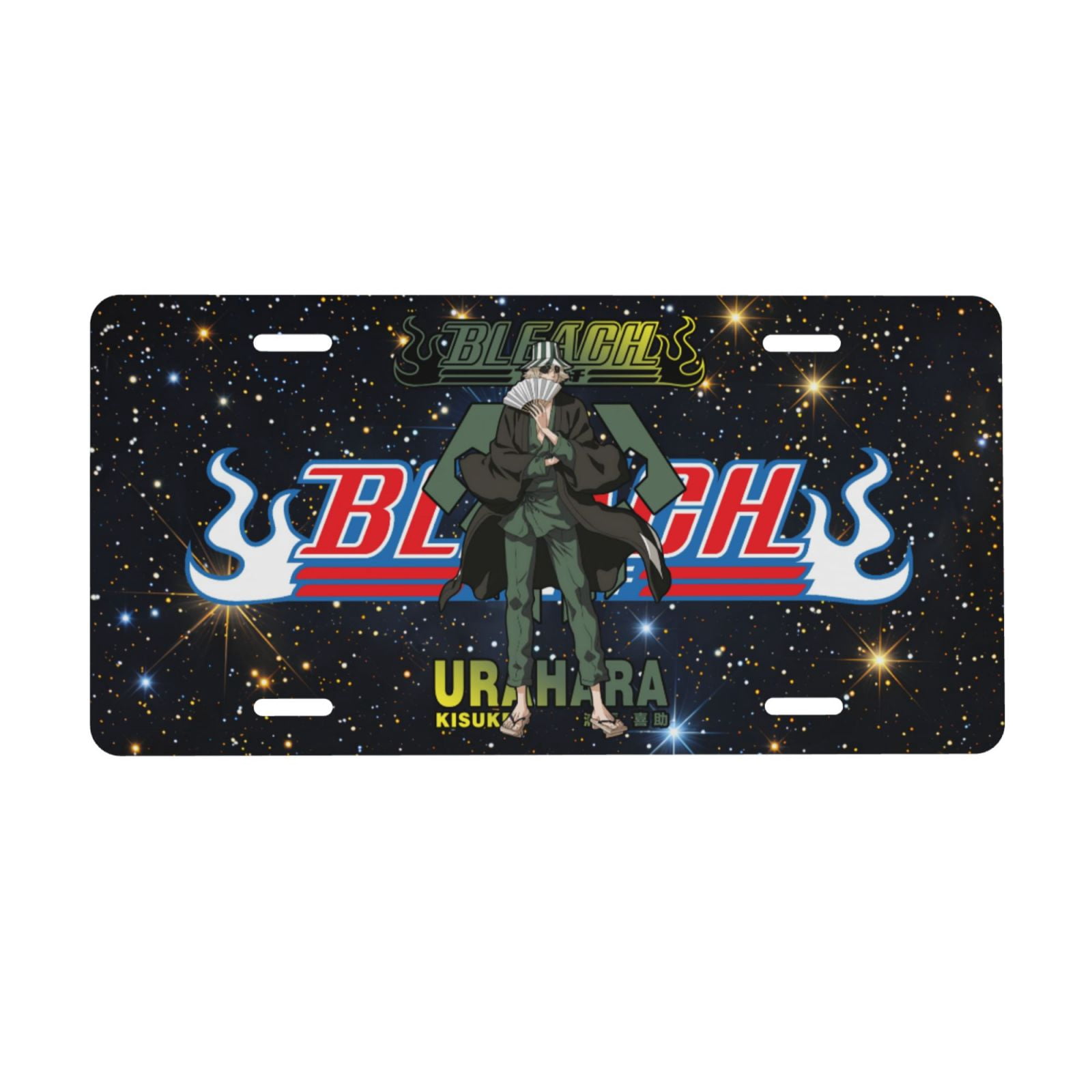 Kisuke Urahara Bleach License Plate, Car Front License Plates With 4 ...