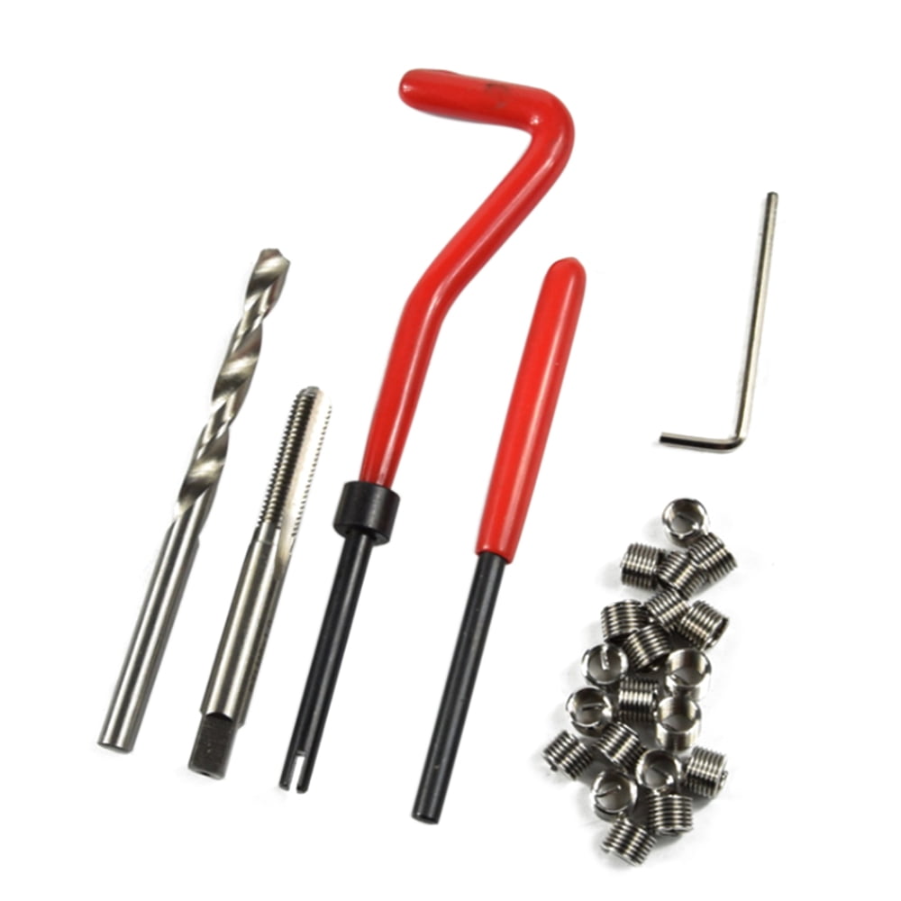 Kit 15Pcs M14 X 1.5 Thread Repair Kit Helicoil Compatible 14mm Damaged ...