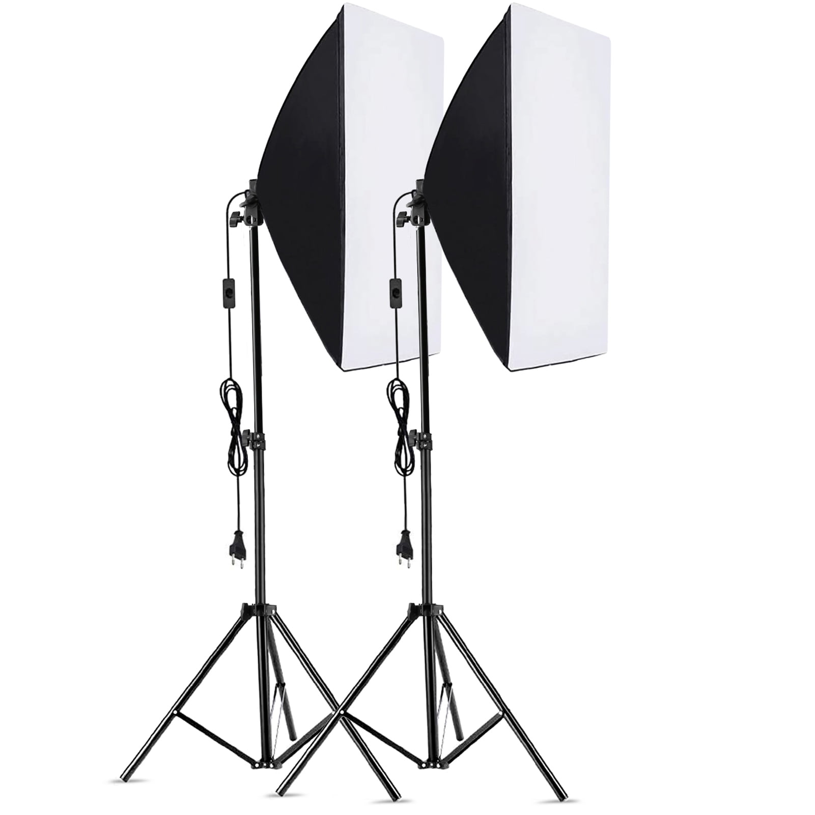 Kit Andoer Studio Photography Softbox Kit With 50x70cm Softbox X 2 + 2M ...