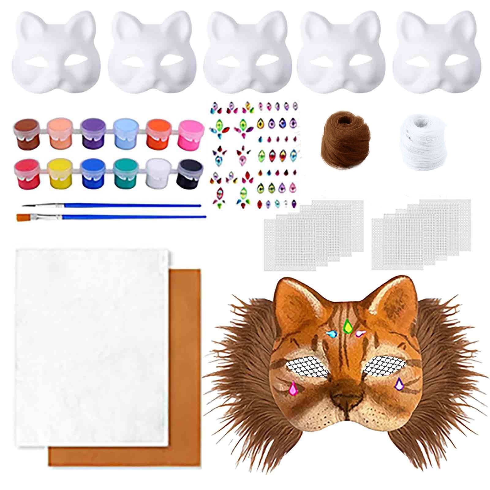 Kit Blank Cat With Fabric Sheet Eye Mesh DIY - Walmart.com