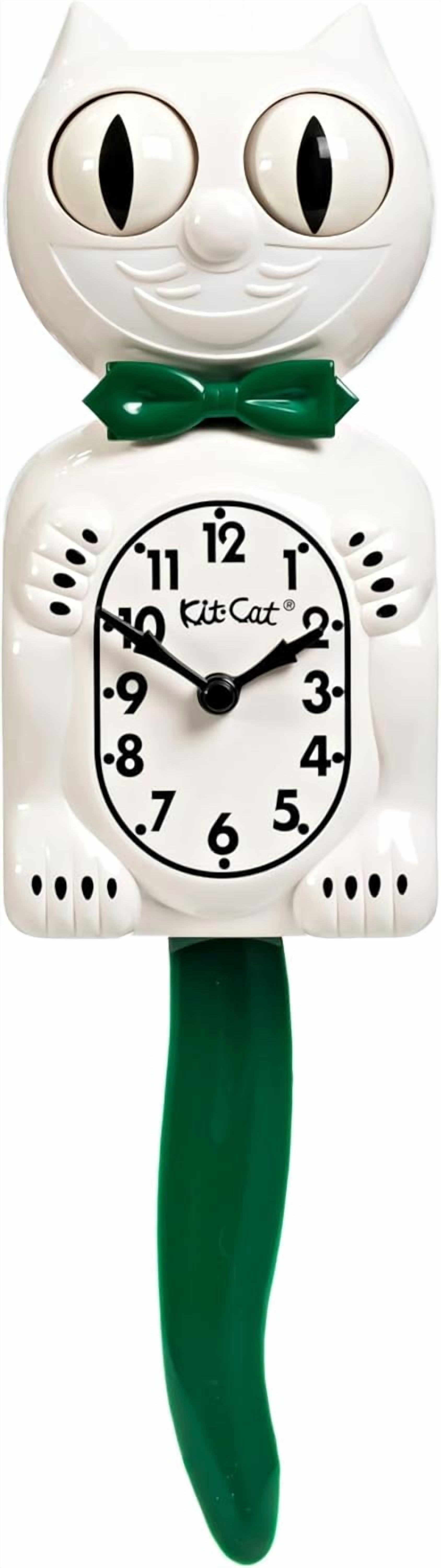 Kit-Cat Clock® Limited Edition Candy Cane Green - Retro Kit Cat Clock ...