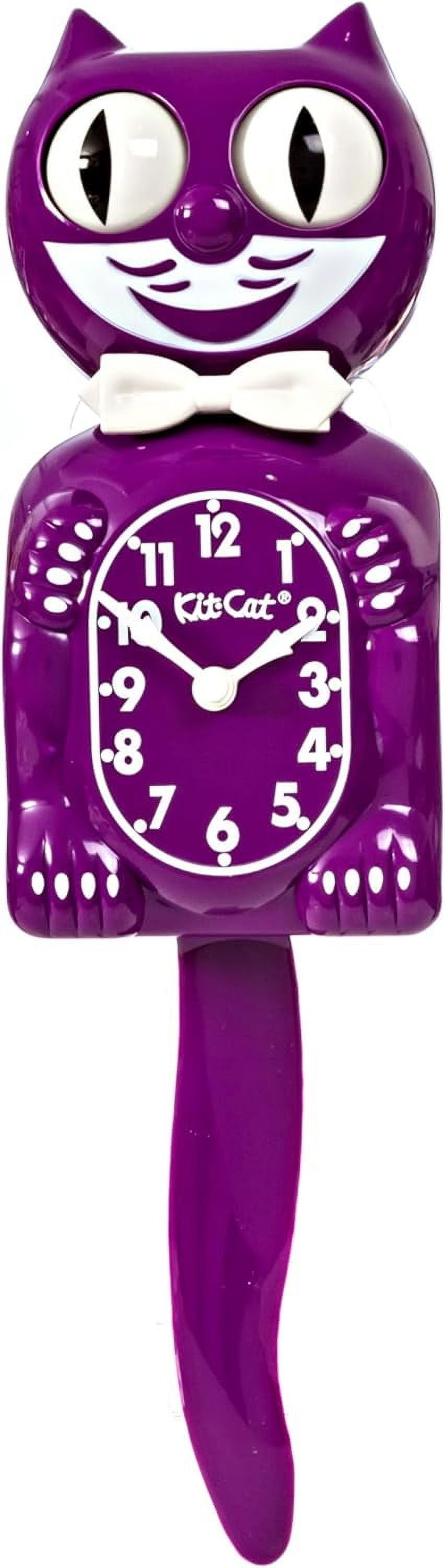Kit-Cat Klock® Limited Edition Boysenberry - Iconic Retro Cat Clock ...