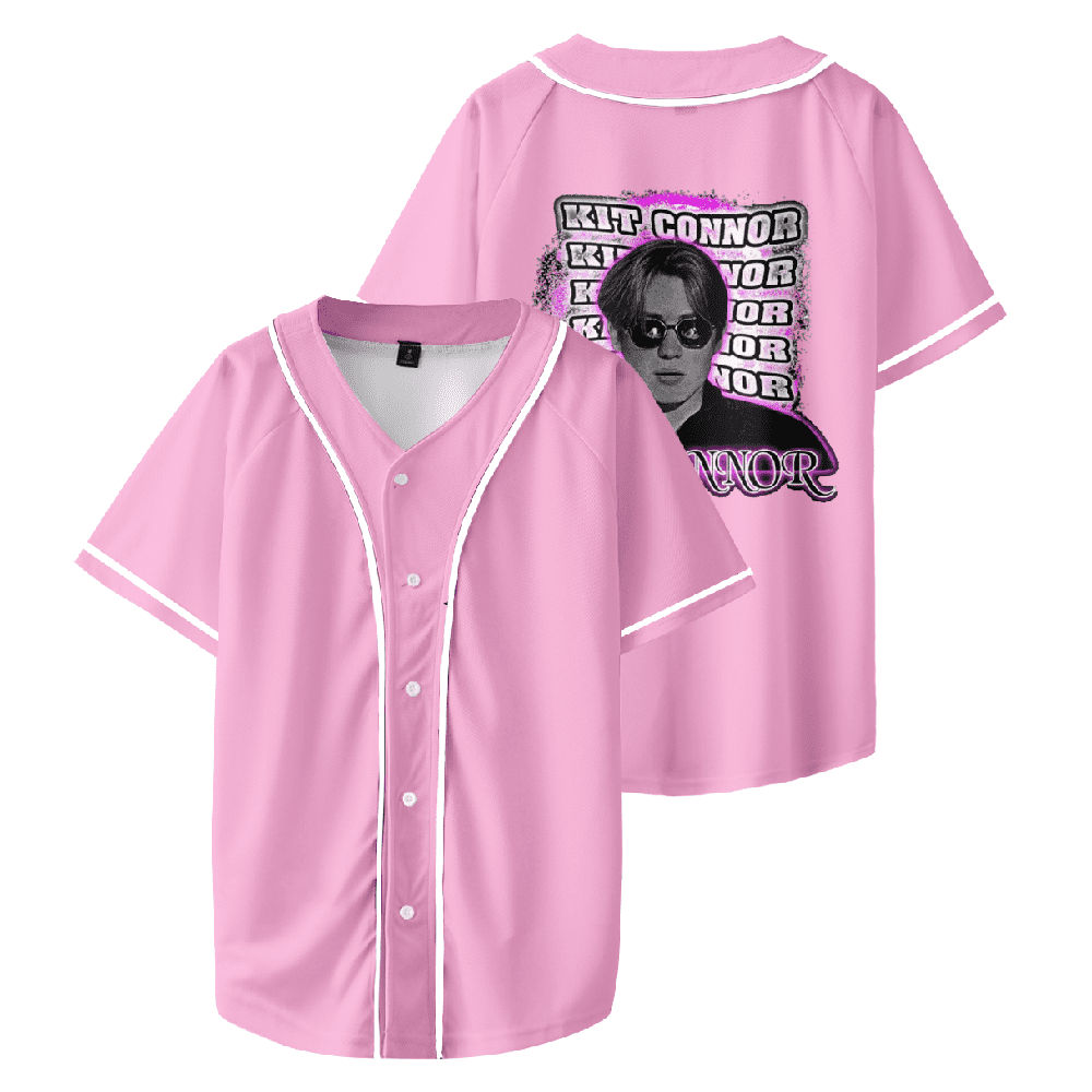 Kit Connor Baseball Shirt Women Men Short Sleeve Casual Summer Unisex ...