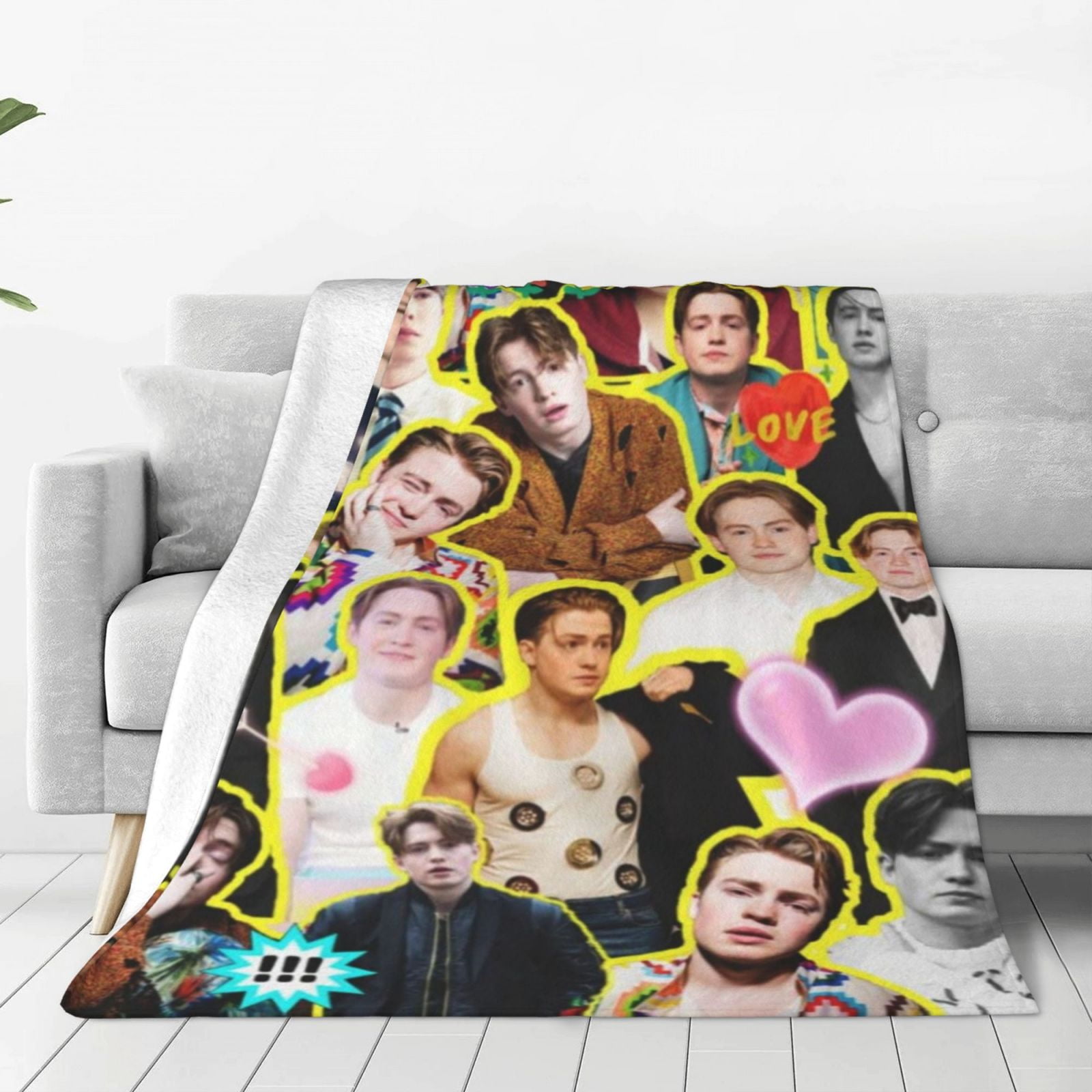 Kit Connor Ultra-Soft Micro Fleece Blanket Throw All Season Fuzzy ...