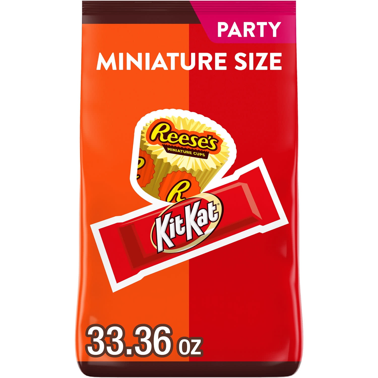 Kit Kat And Reese's Assorted Milk Chocolate Flavored Candy, Party Pack ...
