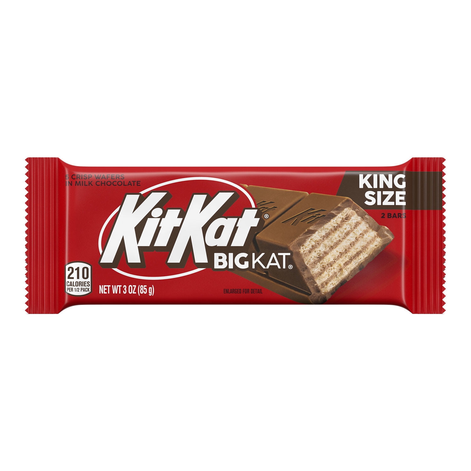 Kit Kat Big Kat Milk Chocolate Wafer King Size Candy, Bar 3 oz ...
