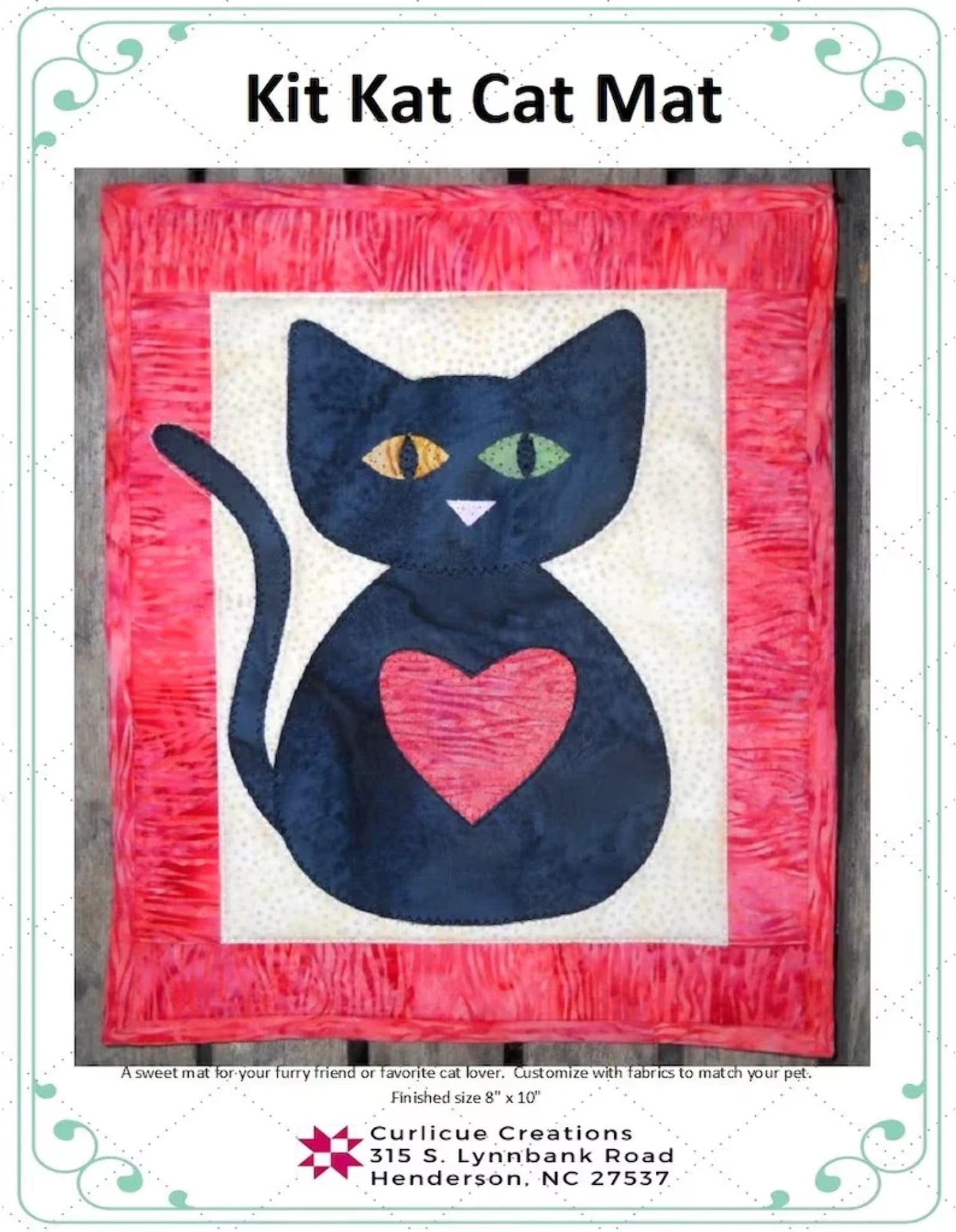 Kit Kat Cat Mat Pattern - Walmart.com