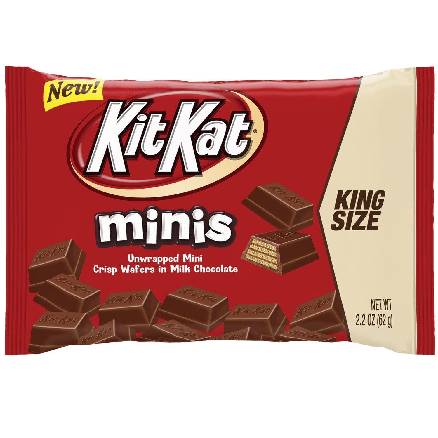 Kit Kat Chocolate Candy Minis, King Size (Pack Of 12) - Walmart.com