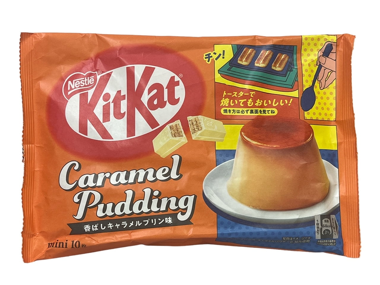 Kit Kat Chocolate Snack Mini Caramel Pudding Flavor Wafer 10 Counts ...