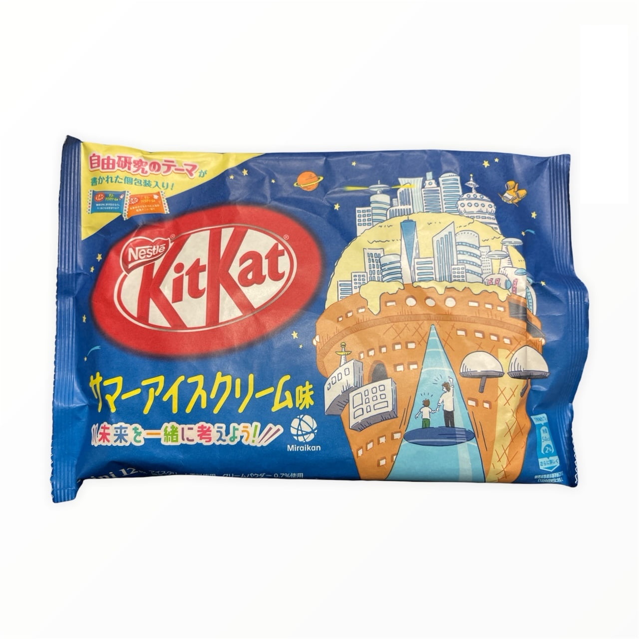 Kit Kat Chocolate Snack Mini Summer Ice Cream Flavor Wafer; 12 pieces ...