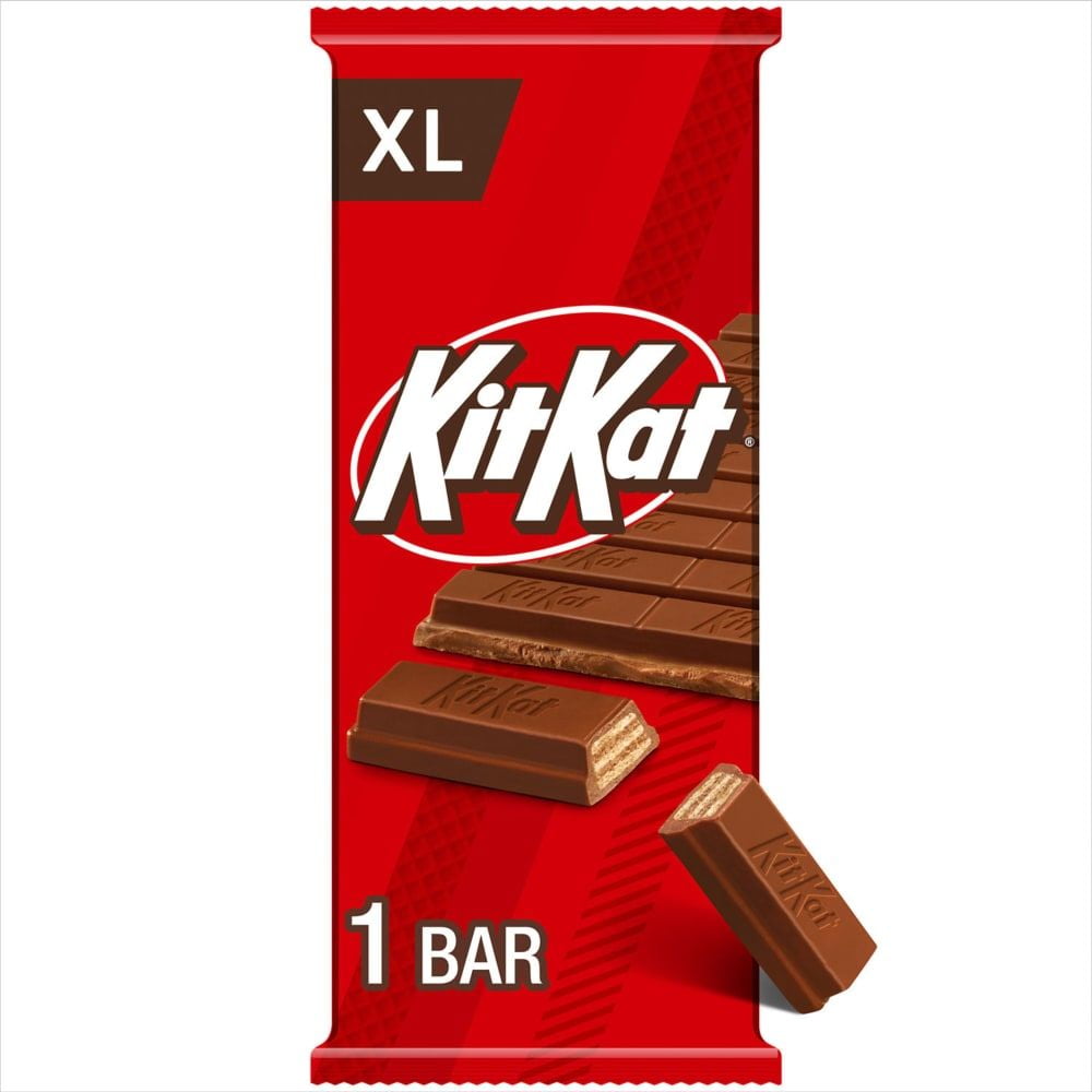 Kit Kat Crisp Wafers in Milk Chocolate X-Large Bar 4.3 oz - Pack of 1 ...