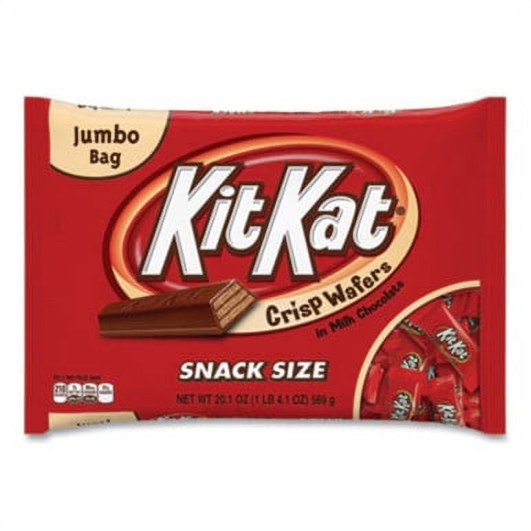 Kit Kat Kitkat Snack Size, Crisp Wafers In Milk Chocolate, 20.1 Oz Bag ...