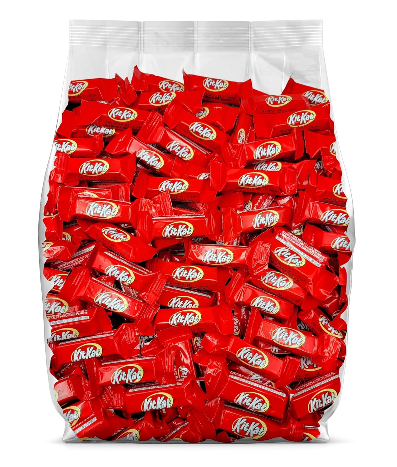 Kit Kat Mini Bars Milk Chocolate Candy Bulk Pack - 75 Individually ...