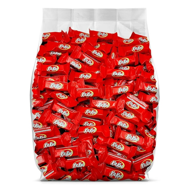 Kit Kat Mini Bars Milk Chocolate Candy Bulk Pack - 75 Individually ...