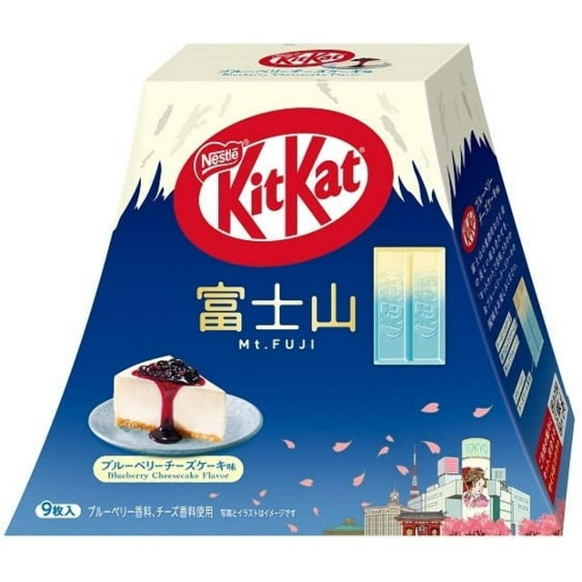 Kit Kat Mini Japanese Fuji Mt.Fuji Blueberry Cheesecake Flavor Made in ...
