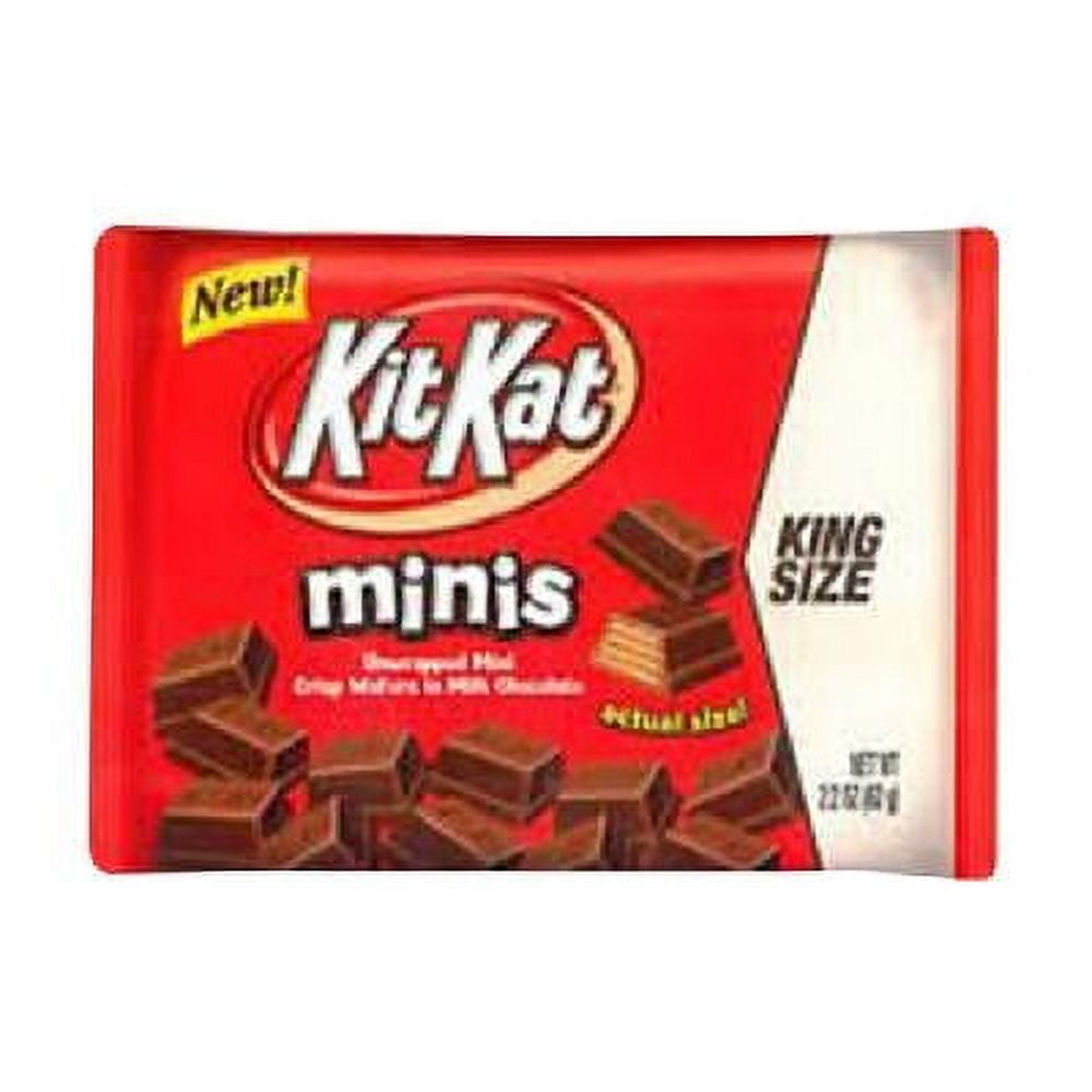 Kit Kat Mini Size Candy Milk Chocolate Bars - 2.2 Oz/12 Ea - Walmart.com