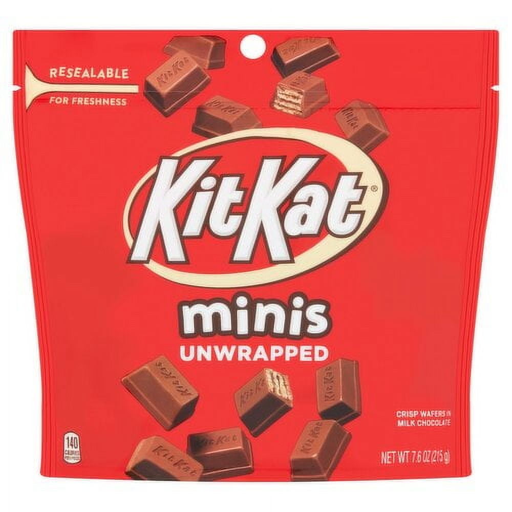 Kit Kat Minis, Milk Chocolate Wafer Bars Candy 7.6 oz - Walmart.com
