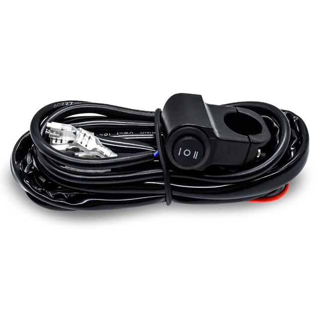 Kit LED Light Bar Wiring Harness Kit, 180W 3 Leads 16 AWG LED ...