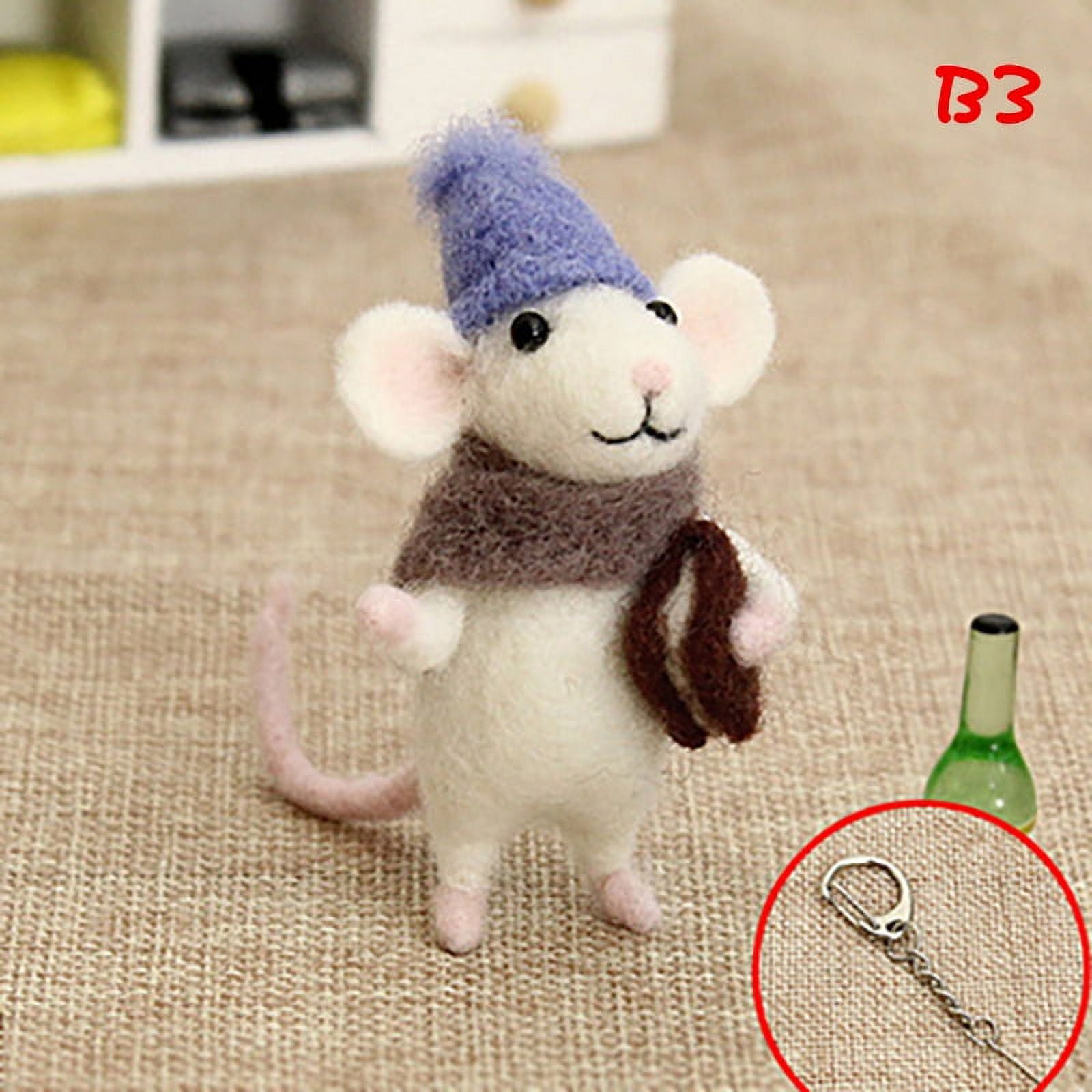 Kit No Finish Halloween Hallowmas Christmals Mouse Mice Wool Needle ...