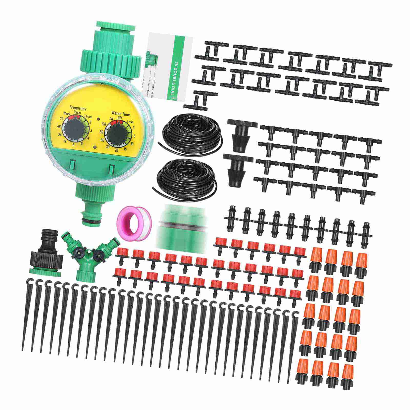 Kit Plant Watering Drip Irrigation Kit DIY Watering System With Nozzles ...