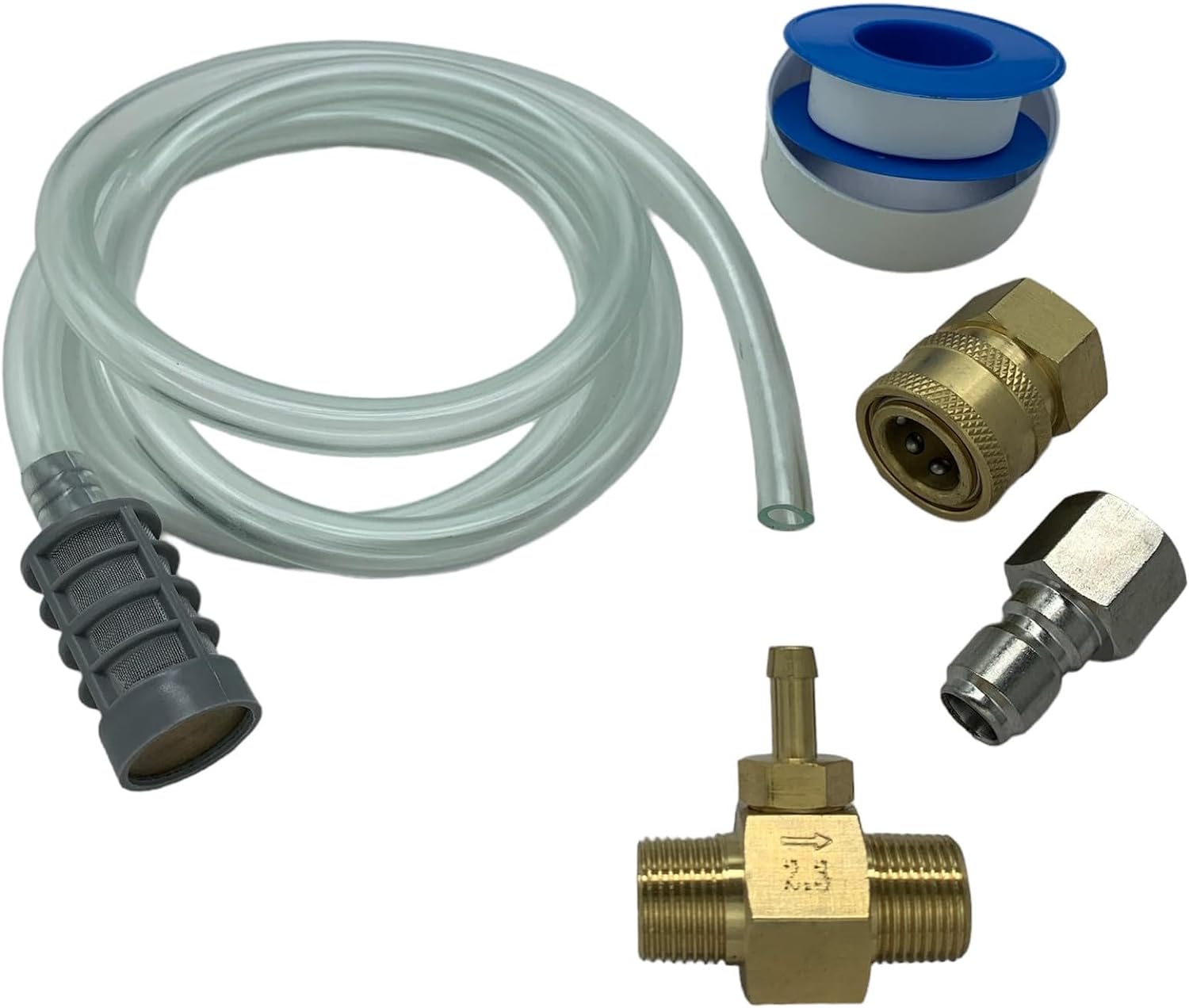 Kit Pressure Washer Chemical Soap Down Stream Injector 5-8 GPM 2.3 ...