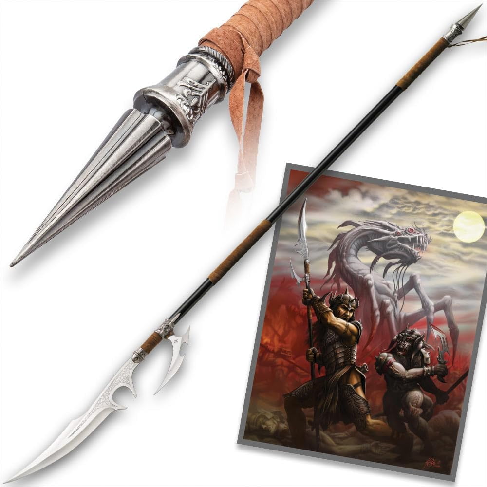 Kit Rae Ellexdrow War Spear with Art Print | Fantasy Design | AUS-6 ...