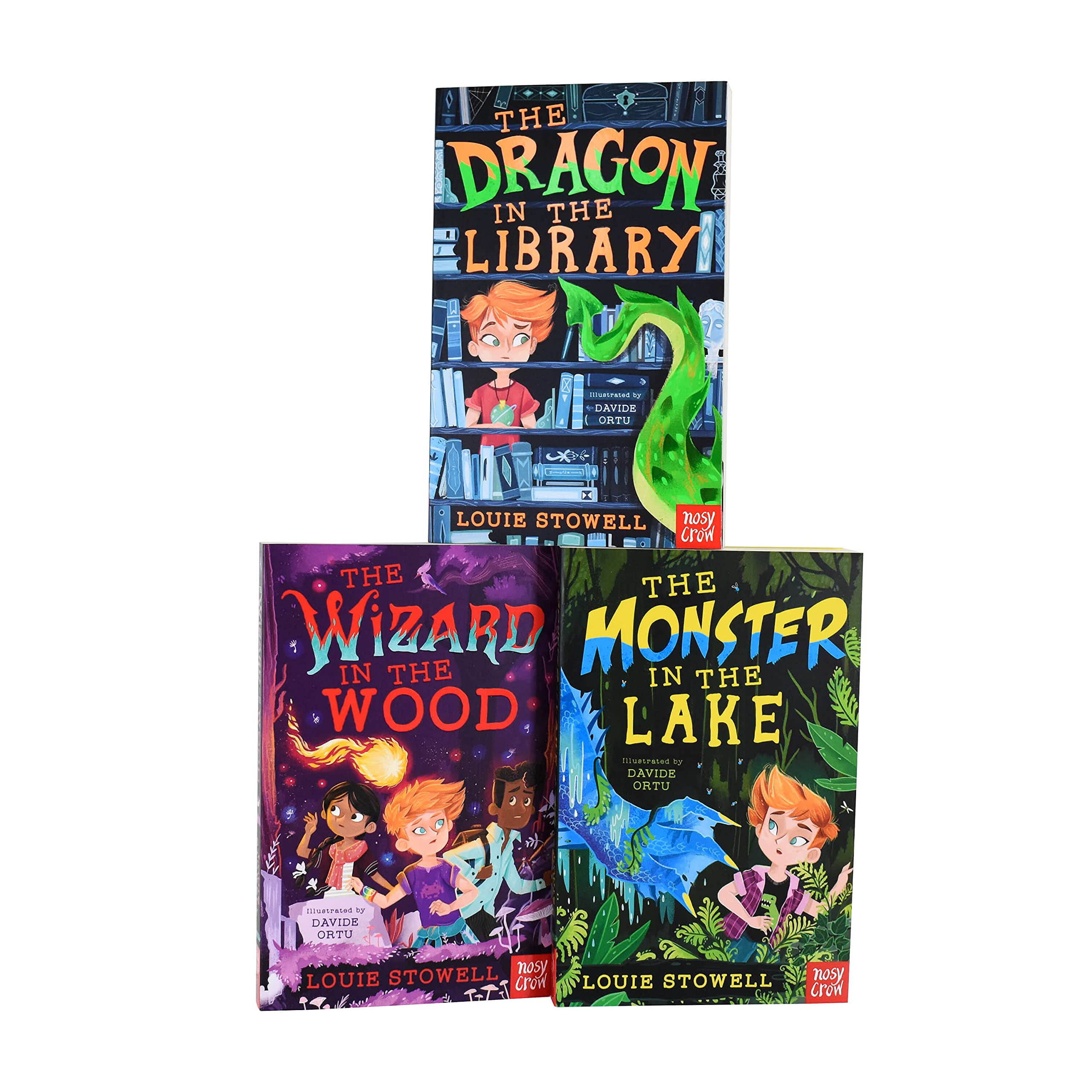 Kit the Wizard The Dragon In The Library Series 3 Books Collection Set ...