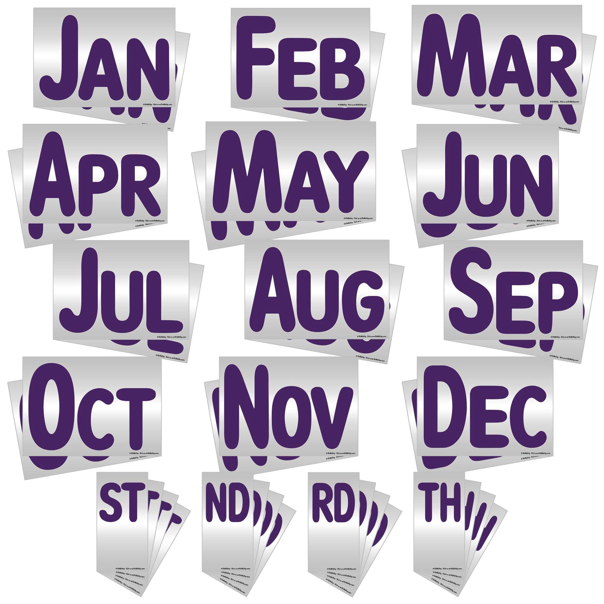 KitAbility Special Date Abbreviations for Message Board Sidewalk Signs ...