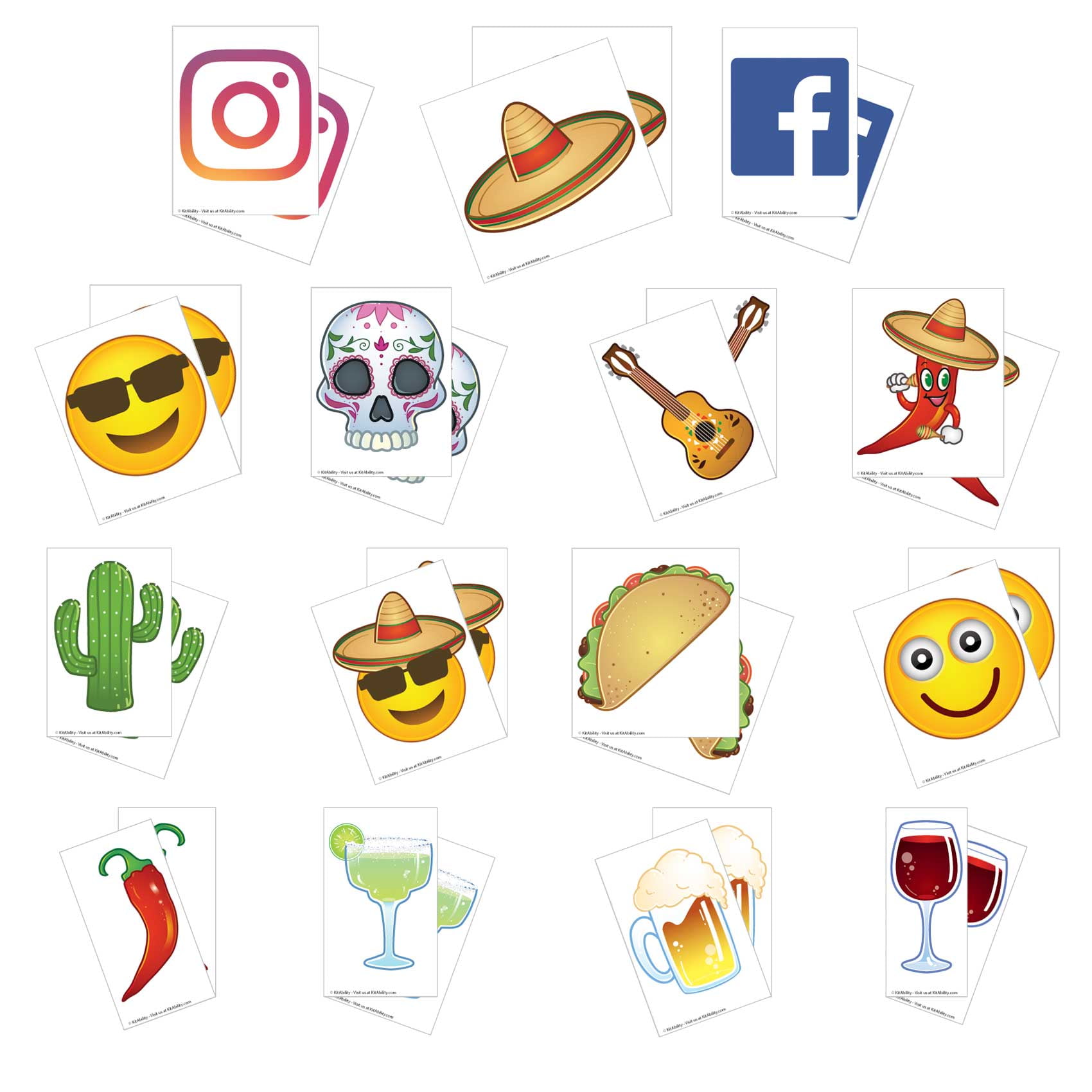 KitAbility Taco Tuesday Emoji Sets for Message Board Sidewalk Signs ...