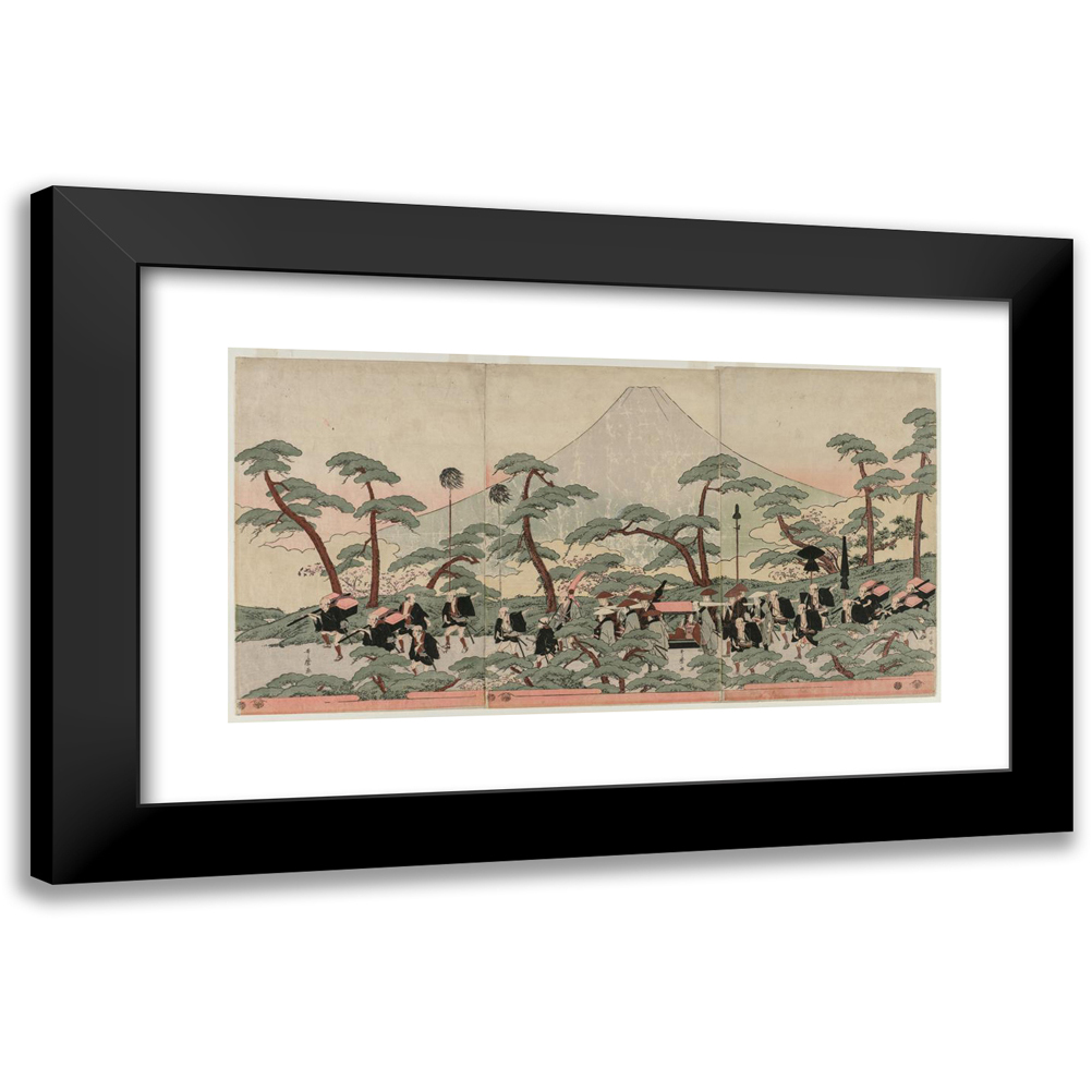 Kitagawa Utamaro 14x9 Black Modern Framed Museum Art Print Titled ...