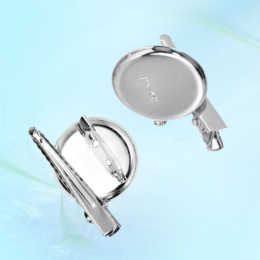 Kitandove 100Pcs Brooch Base for Diy Brooch Pin Jewelry Making with ...