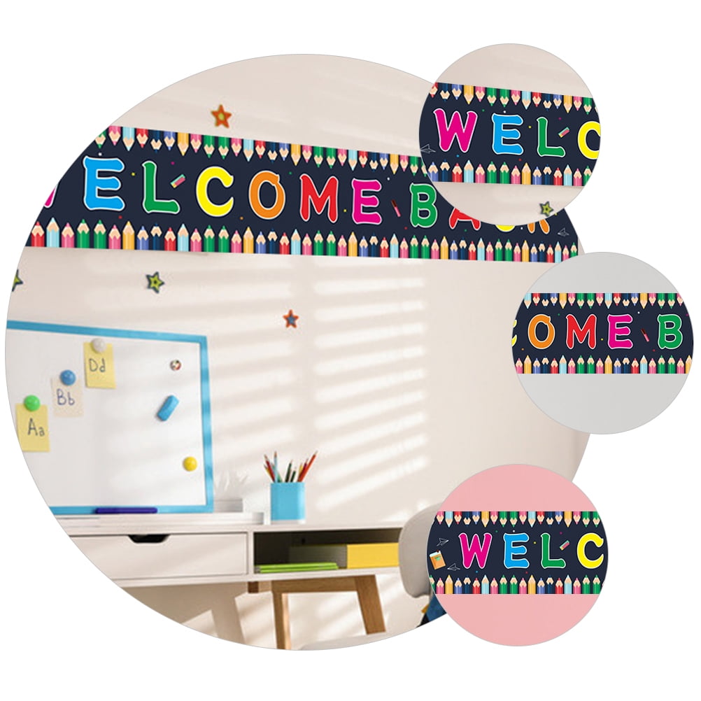 Kitandove 1Pcs Reusable Storage Friendly School Banner Sign for First ...