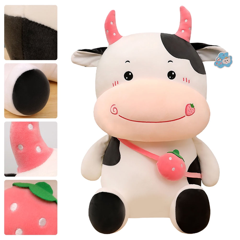 Kitandove 1Set Stuffed Cow Plush Doll for Girls with Down Cotton and ...
