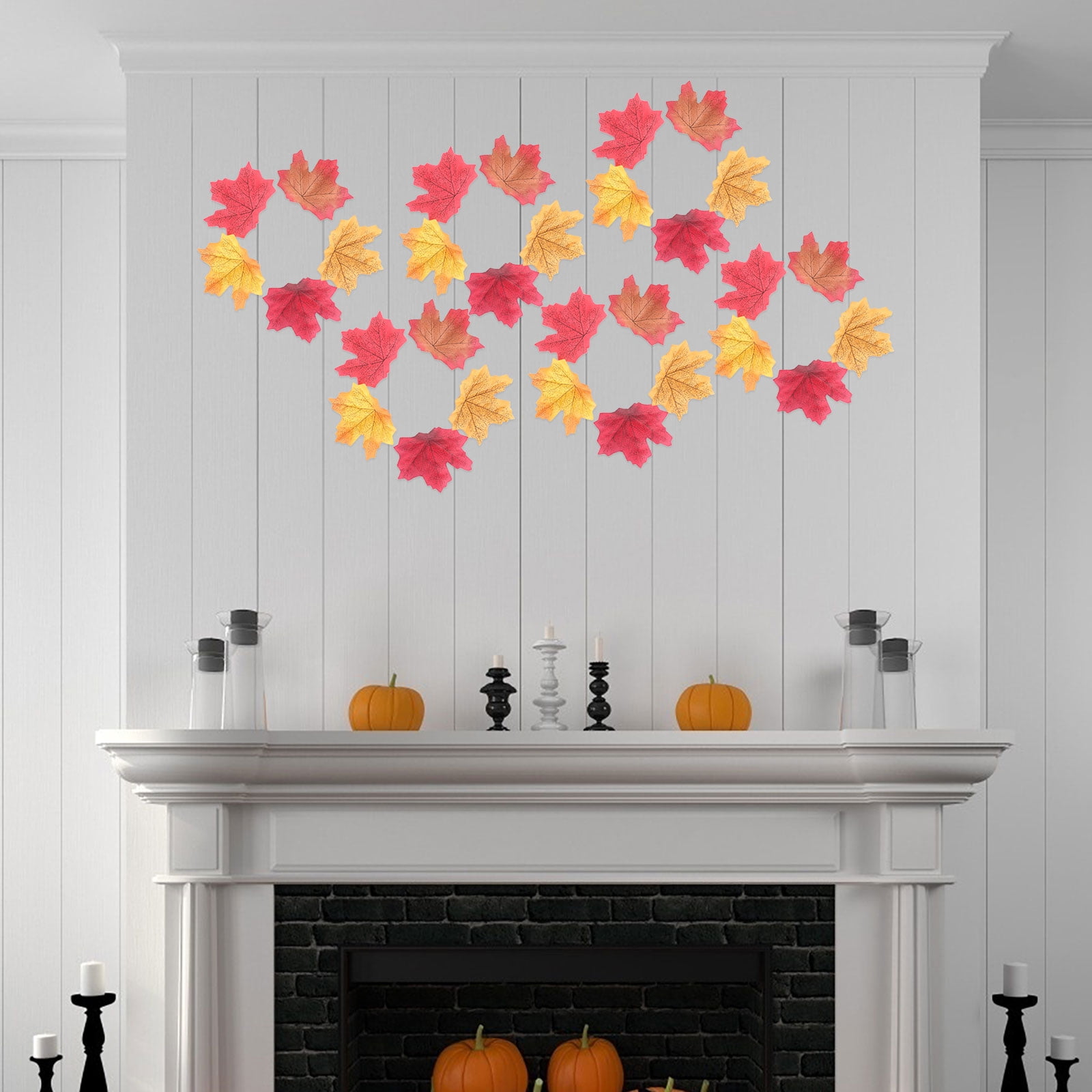 Kitandove 250Pcs Maple Leaves for Photo Props Realistic Texture Plastic Assorted Color - Walmart.com