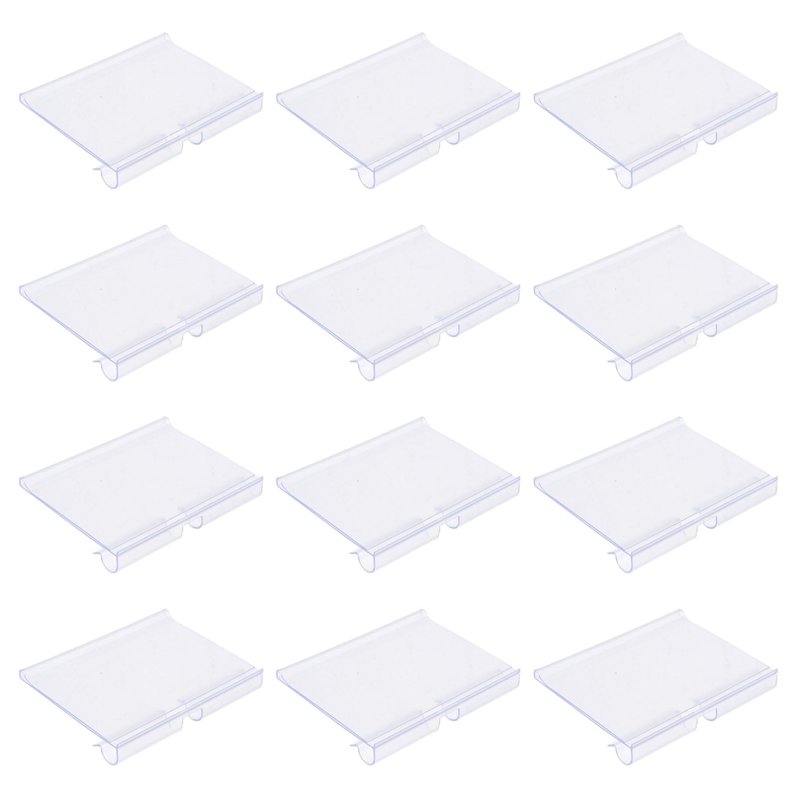 Kitandove 30Pcs PVC Price Card Holder for Supermarket and Store Text ...