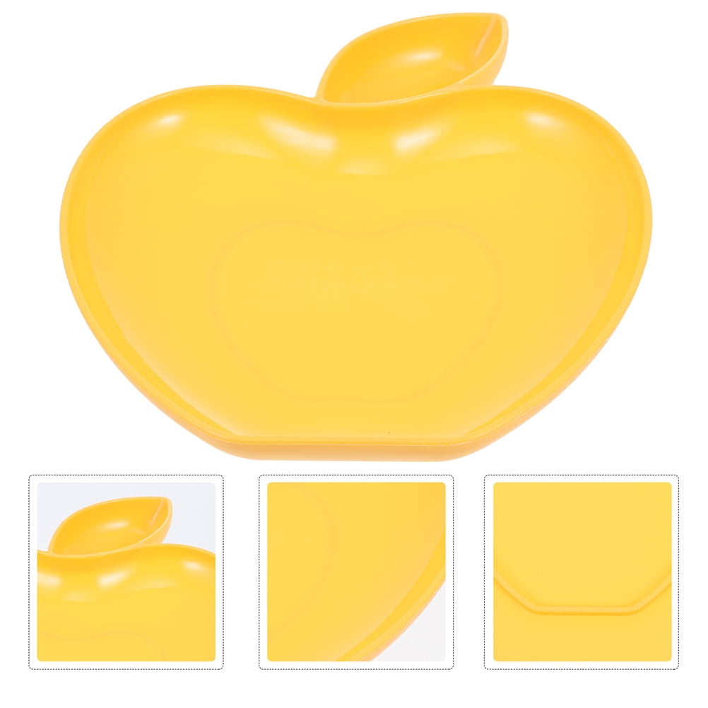 Kitandove 6Pcs Apple Shaped Plates for Dumpling with Dipping Part for ...