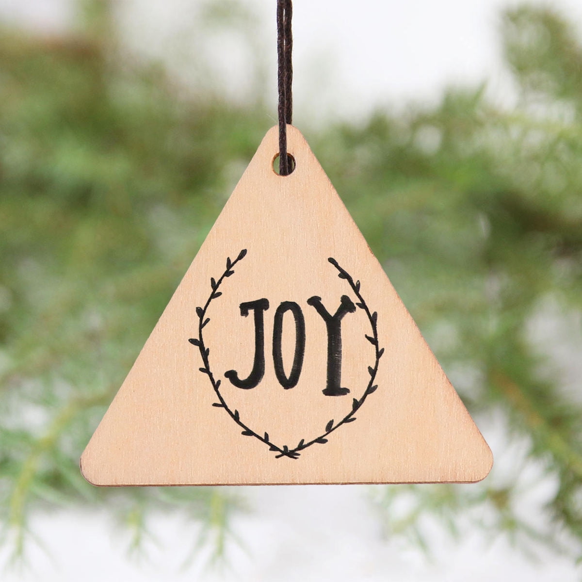 Kitandove Craft Supplies 100Pcs Small Wood Pieces Triangle Slices with ...