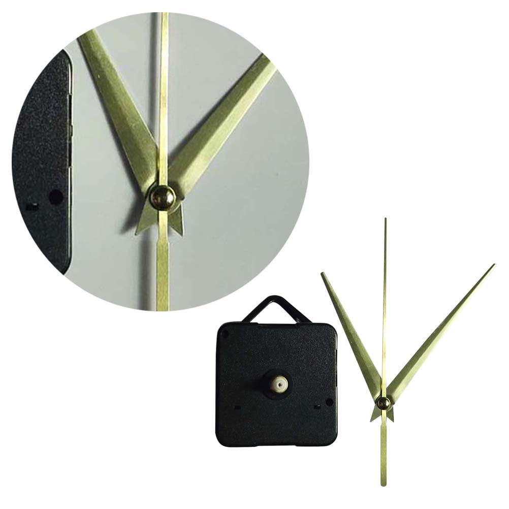 Kitandove Diy Clock Mechanism Kit Clock Movement Kit Golden Plastic For ...