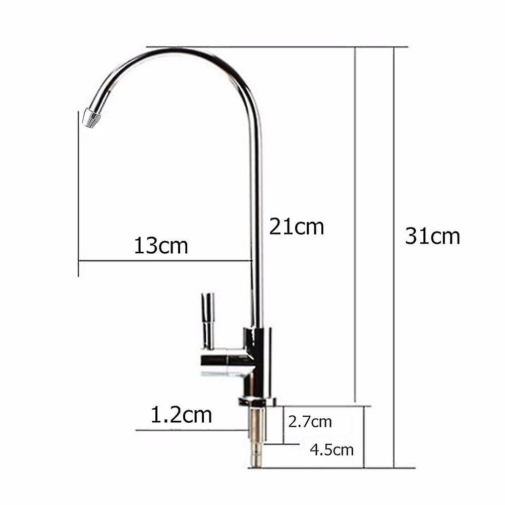 Ceramic Disc 1/4 Turn Faucet Reverse Osmosis Drinking Water Tap ...