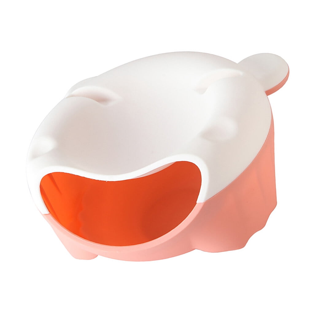 Kitchen 2 Layer Trash Can Fruit Nut Dish Bin Trash Bin Kitchen Dustbin ...