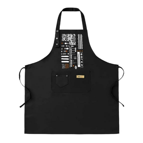 Kitchen 2 Pack Bib Apron - Adjustable Stylish Black Apron with ...