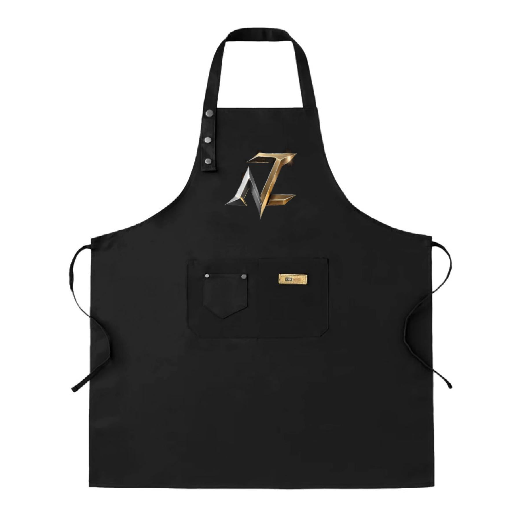 Kitchen 2 Pack Bib Apron Set - Adjustable Stylish Black Apron with ...