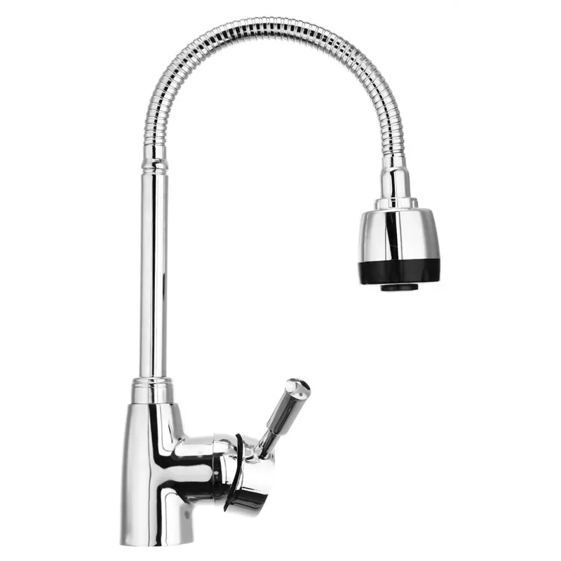 Kitchen 360Degree Rotatable Spout Single Handle Sink Basin Faucet ...